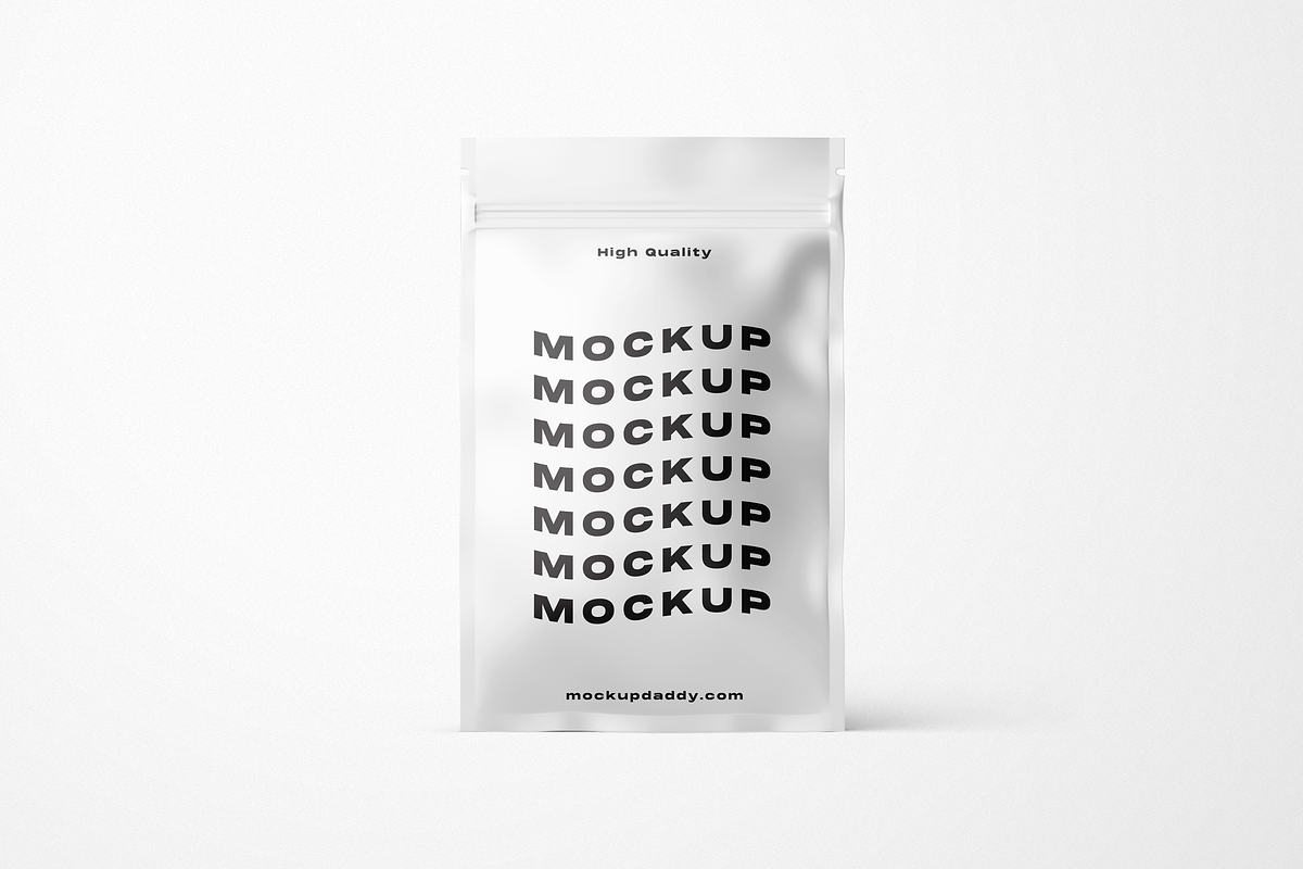 Ziplock Pouch Mockup, a Packaging Mockup by Mockupdaddy