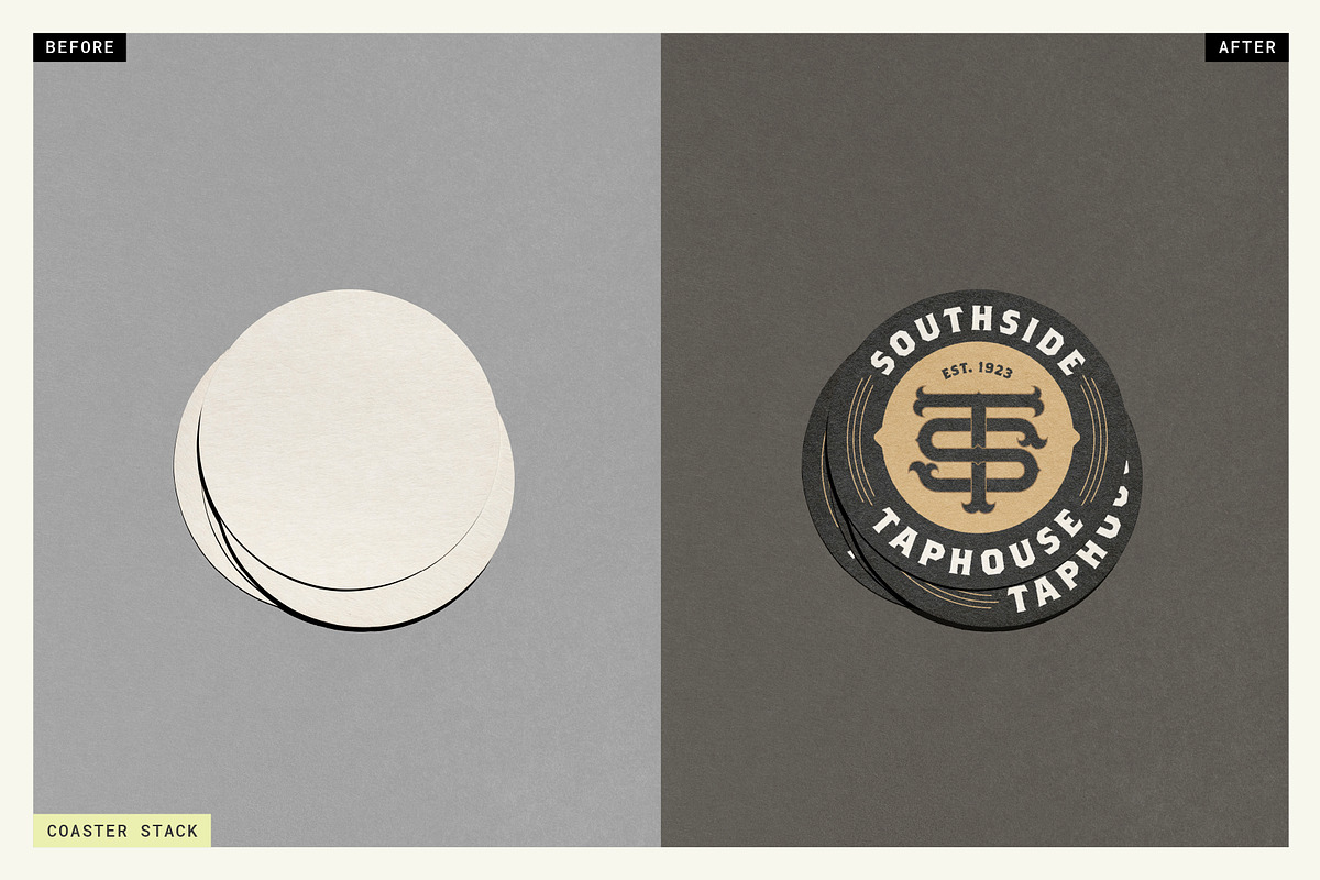 Cafe Mockup Bundle Set | Cafe & Bakery Branding