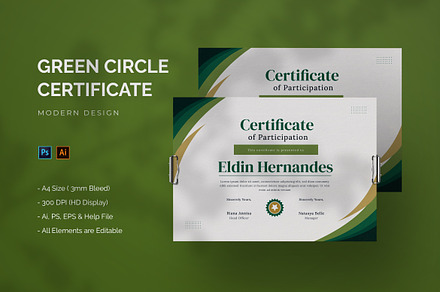 Certificate Template Editable in Word | Creative Market