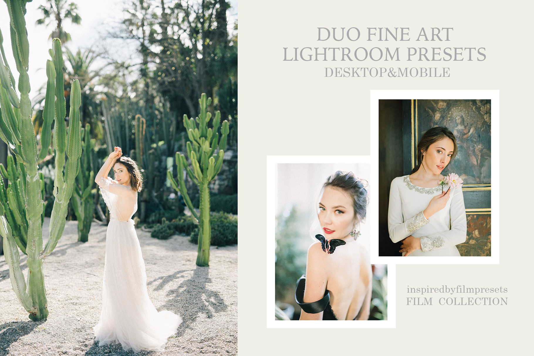 Duo Fine Art Lightroom Presets, an Action Add-On by InspiredbyfilmPresets