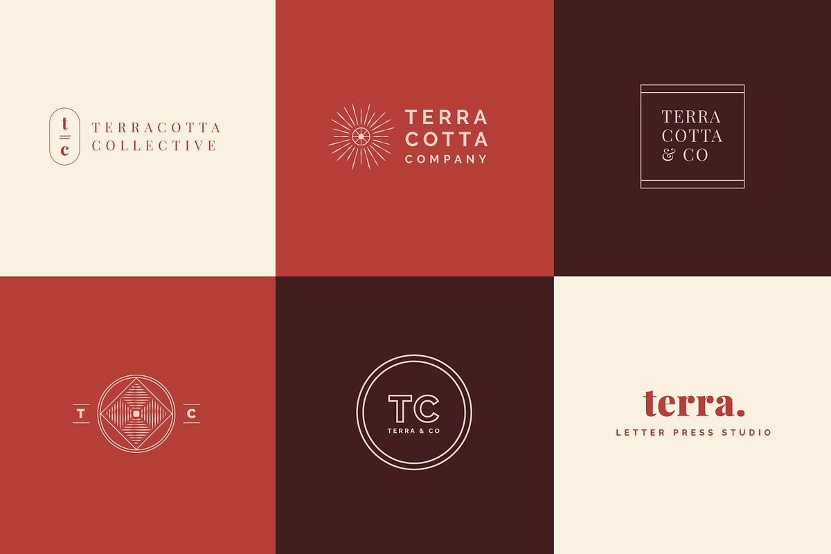 Terracotta Brand Identity BUNDLE, a Branding & Logo Template by KFV Studio