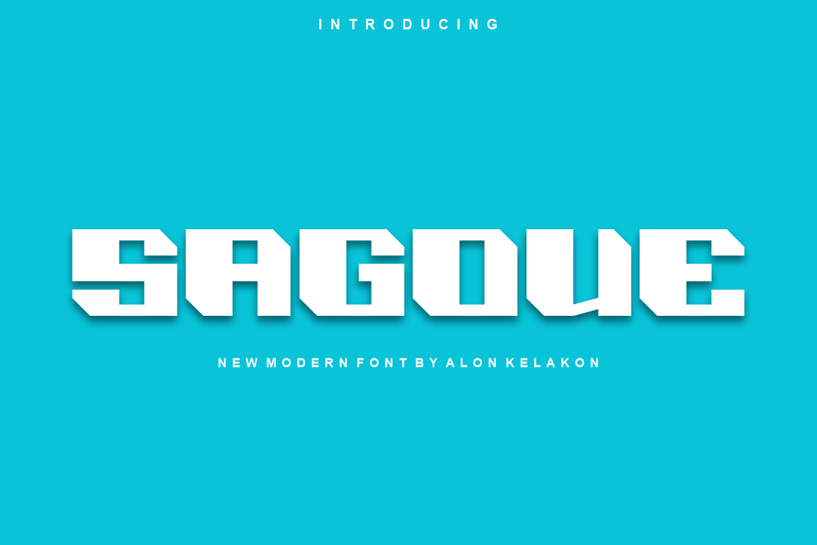 Sagove Font, a Sans Serif Font by alon kelakon