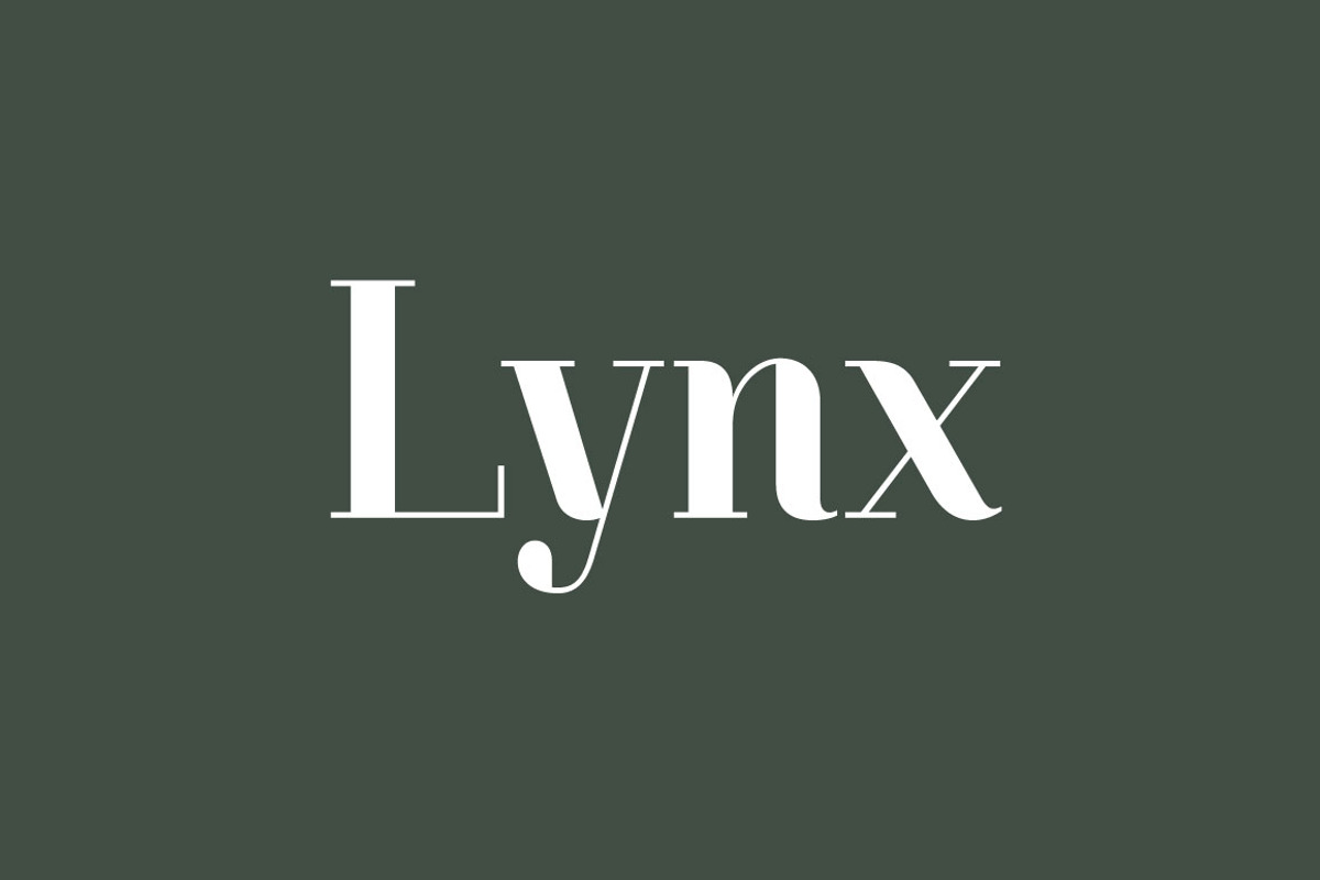 Lynx, a Serif Font by Typomancer