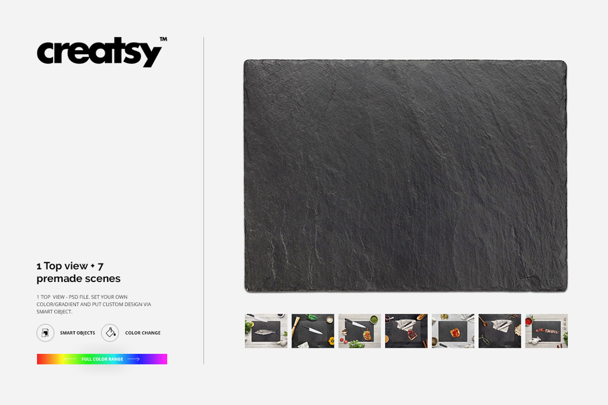 Slate Plate Mockup, a Product Mockup by Creatsy