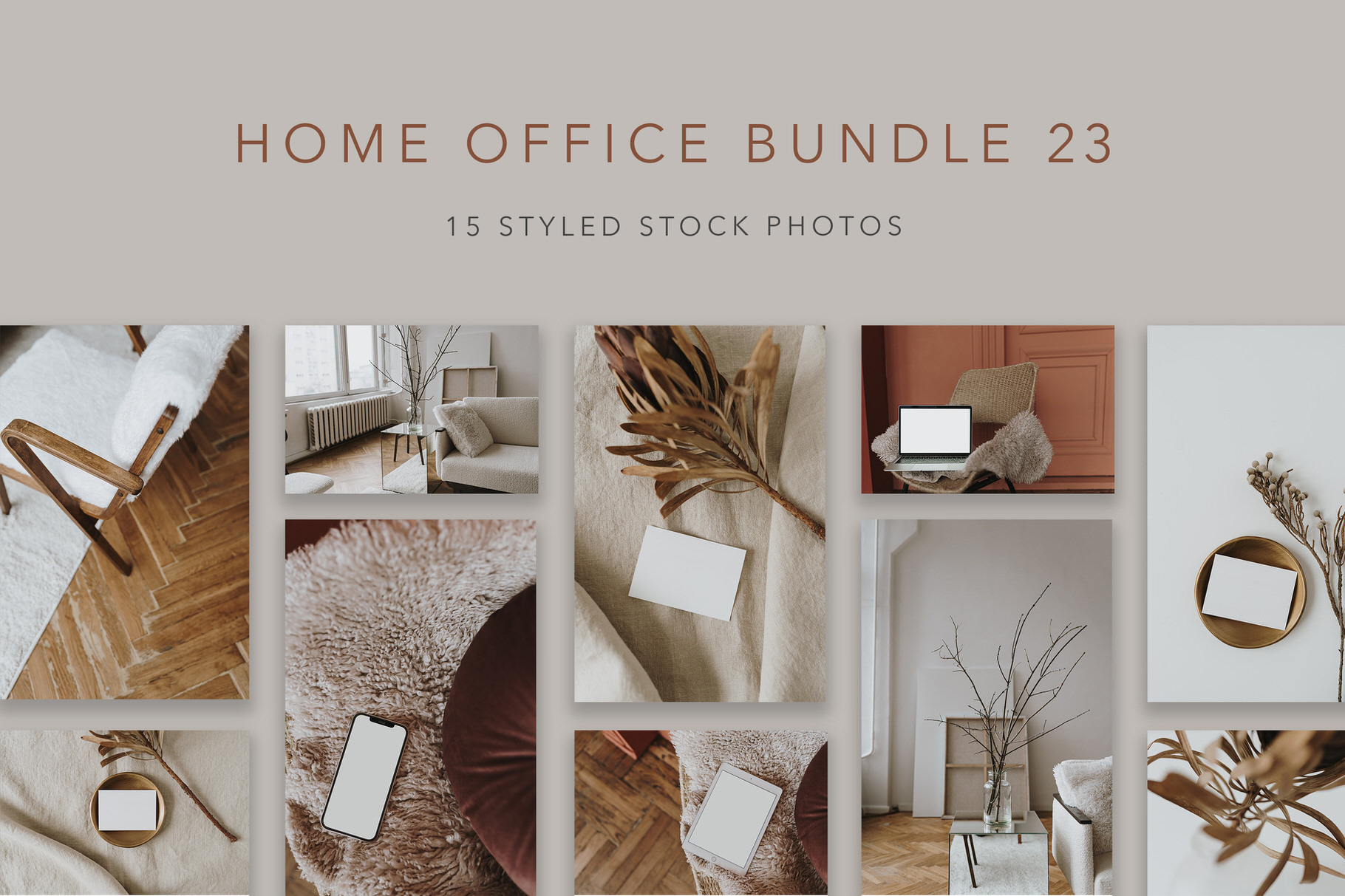 Home Office Bundle 23, a Business Photo by Floral Deco