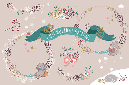 Cute Holiday Designs/PNG clipart/, a Decorative Illustration by Alena