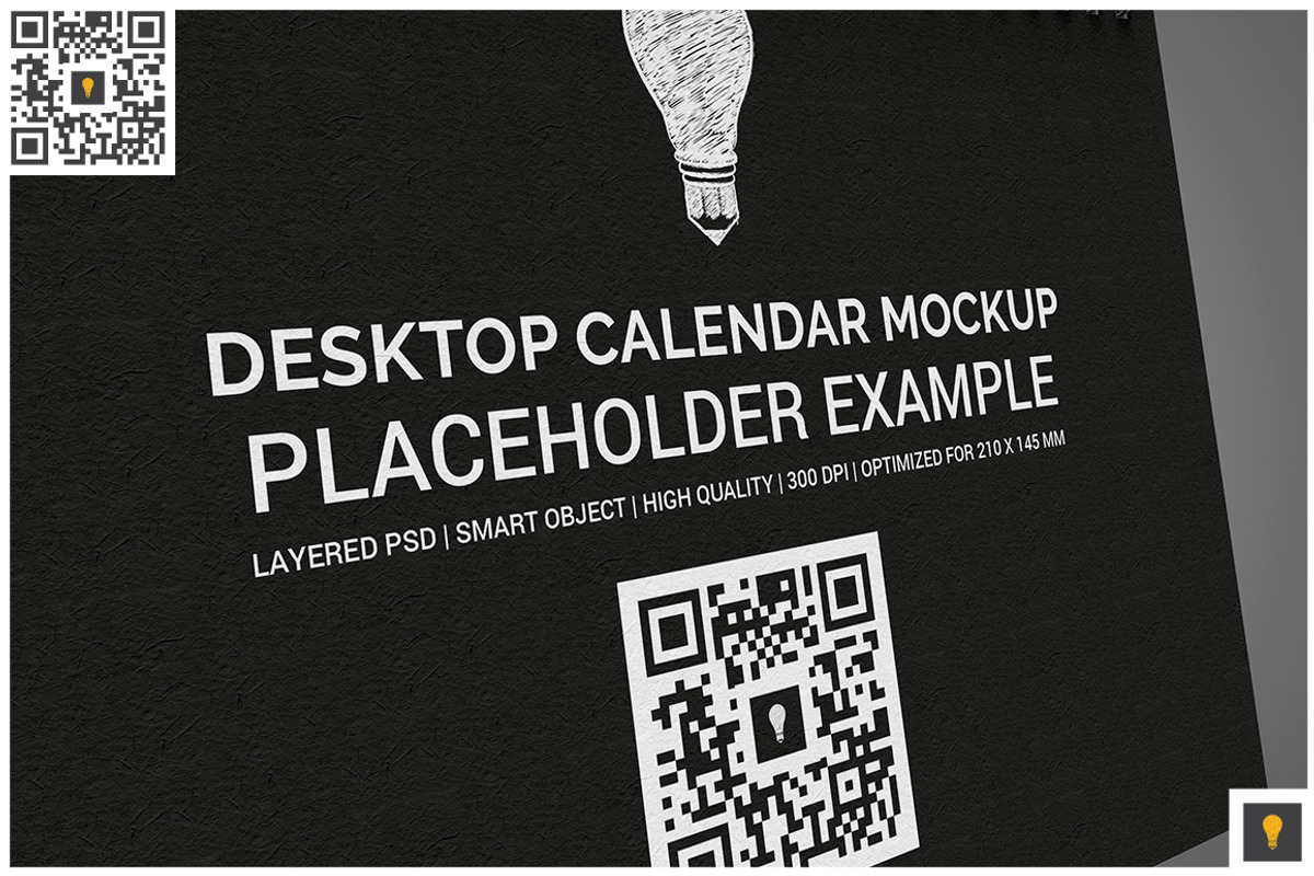 Desktop Calendar Mockup, a Mockup by Shocky Design Studio