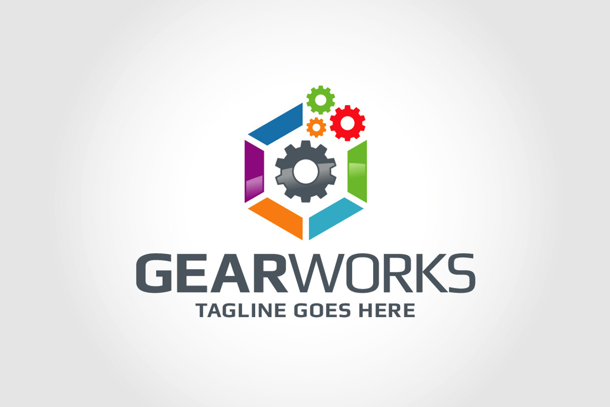 Gear Works, a Branding & Logo Template by emotions76