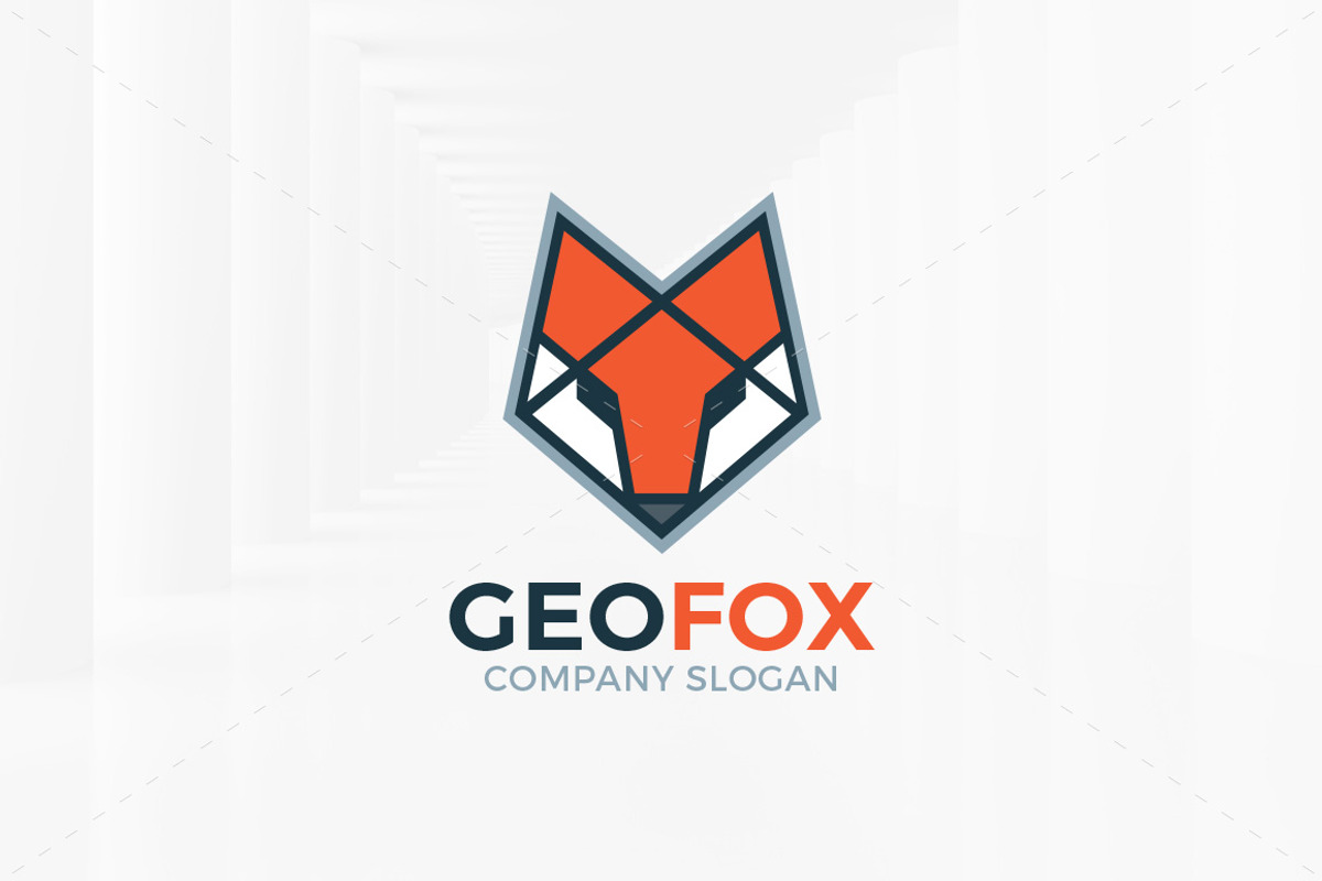 Geo Fox Logo Template, a Branding & Logo Template by LOGOMAGINE