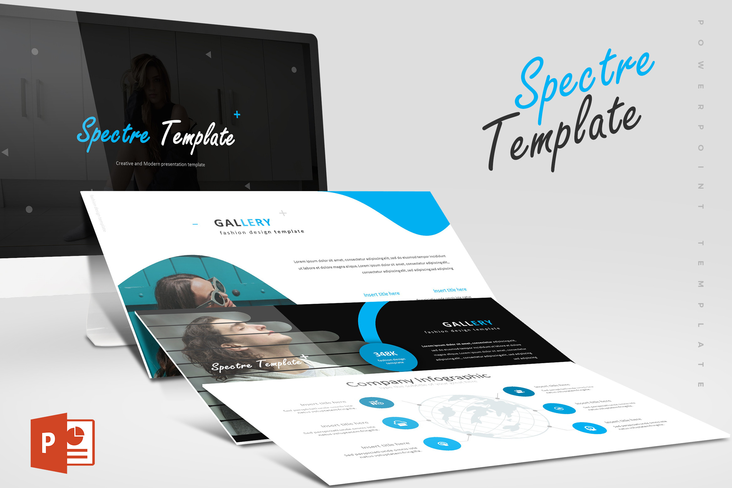 Spectre - Powerpoint Template, a Presentation Template by AQR Studio | Creative Market