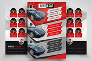 Rent A Car 2 Sided Flyer Template, a Flyer Template by Psd Templates
