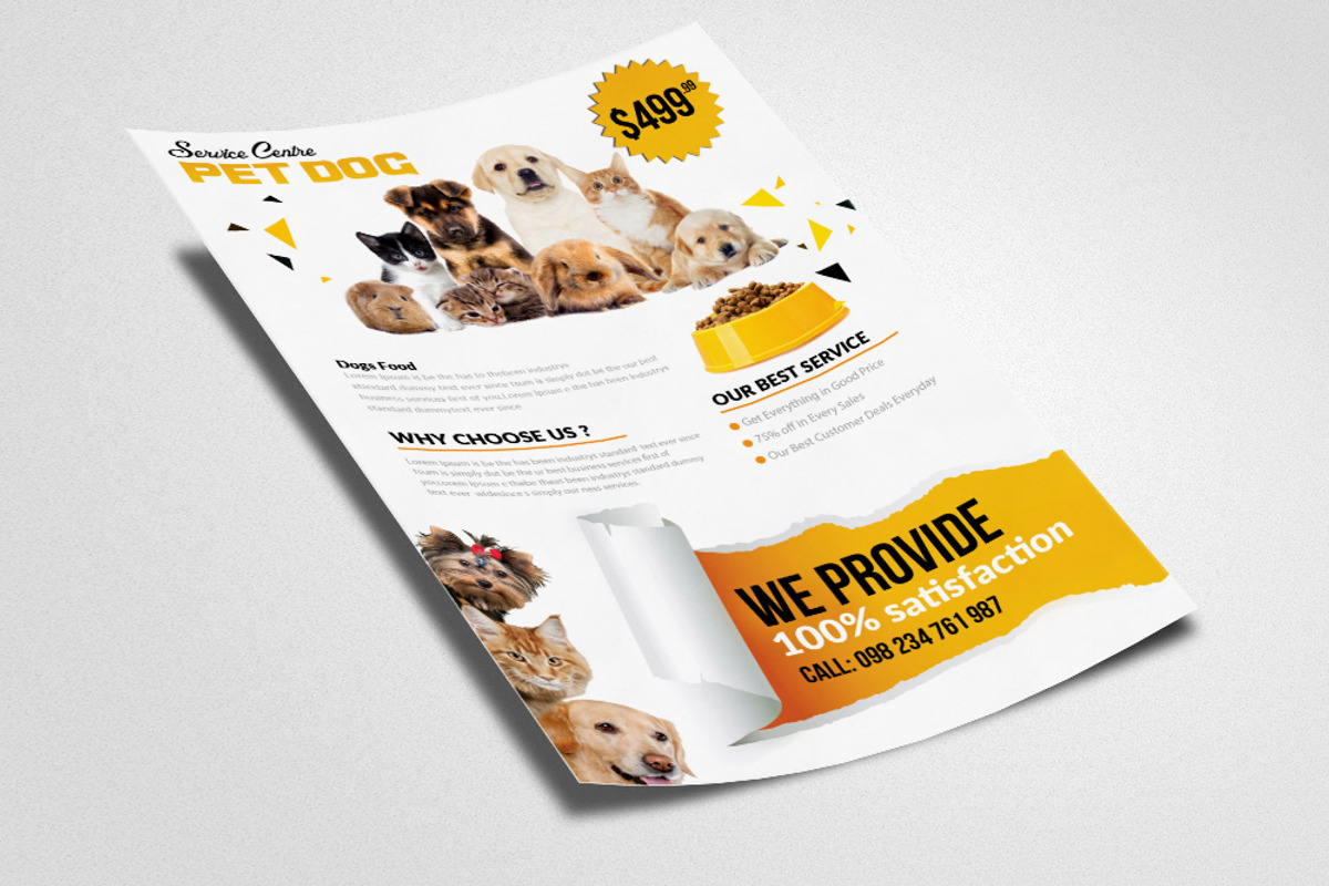 Pet Shop Flyer Templates, a Flyer Template by Business Flyers