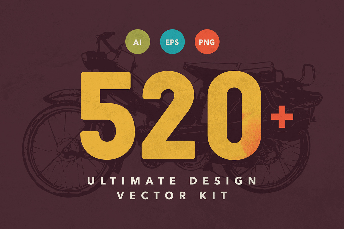 520+ Vector Object Design Kit, an Animal Illustration by vuuuds ...