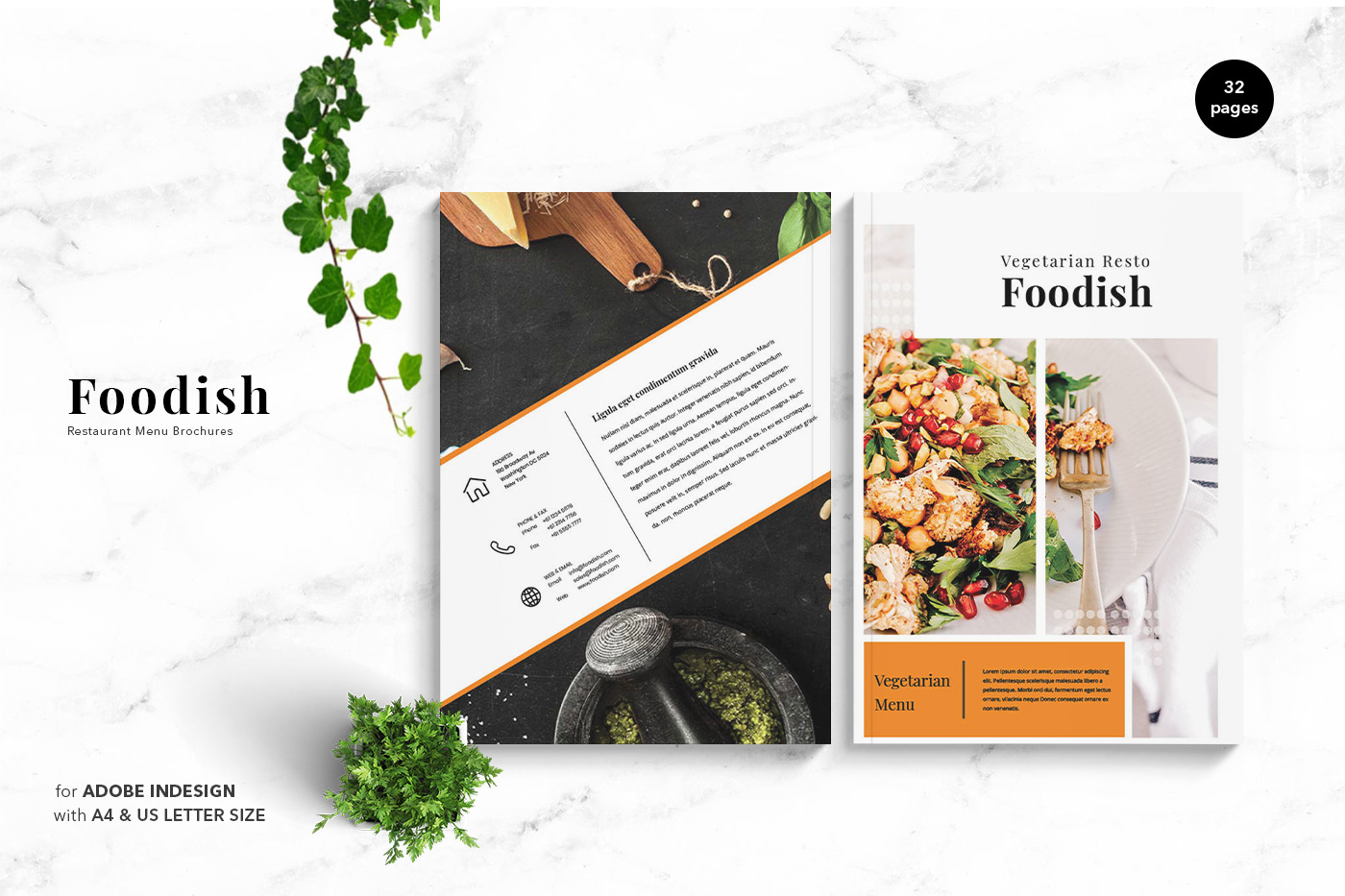 Foodish Resto Menu/Magazine Templat, a Brochure Template by Nahar_std