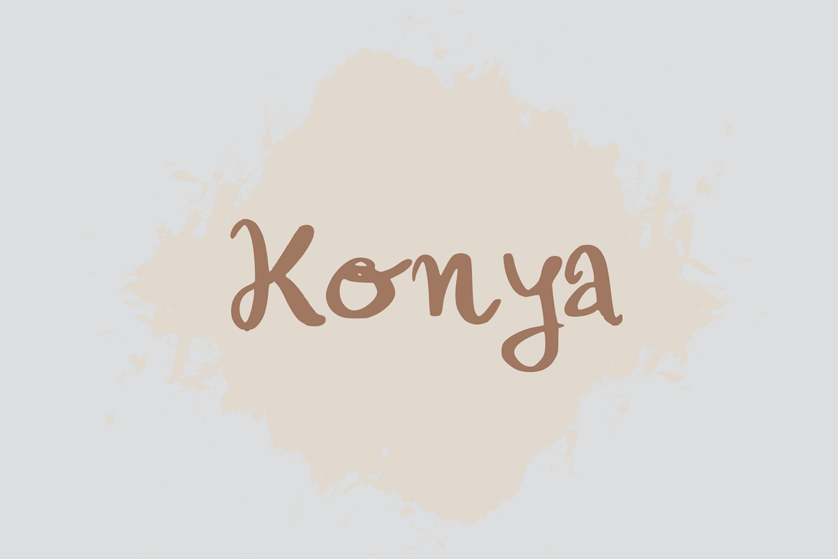 Konya Handwritten Script Font, a Script Font by Mila Visuals