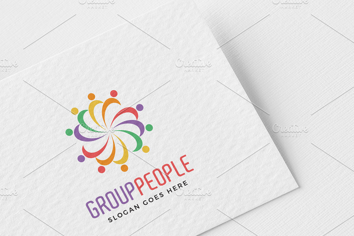 Group People Logo Template, a Branding & Logo Template by meisuseno