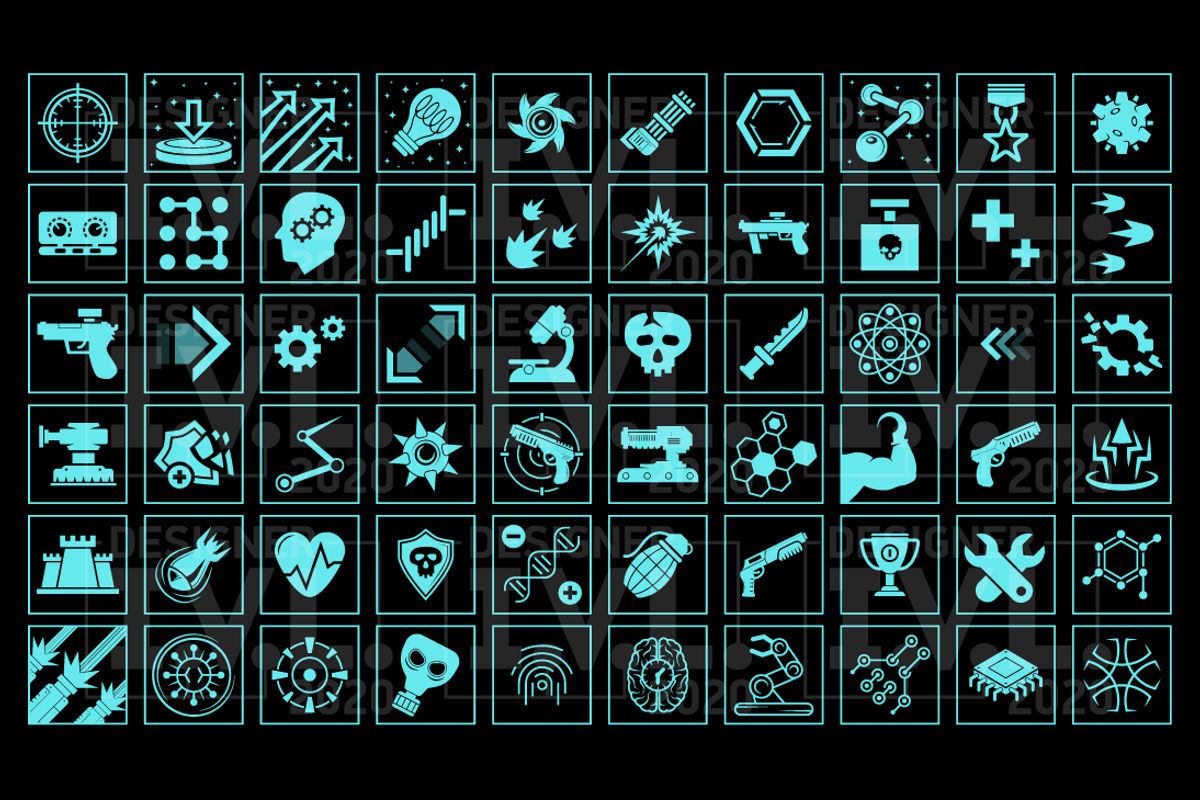 150 Sci-Fi Flat icons, an Icon by Cruiz Studio