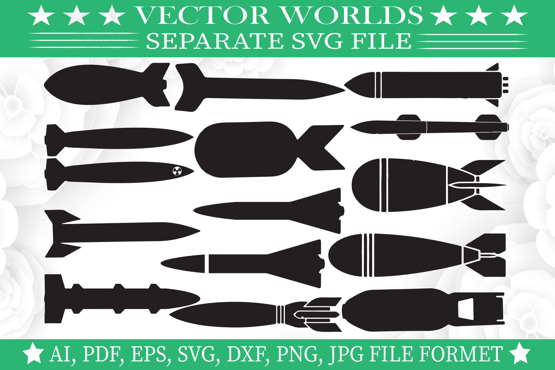 Missile Weapon Svg, Missile Svg, an Object Graphic by VectorWorlds