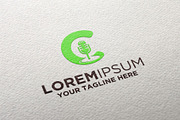 Letter C and Podcast logo | Branding & Logo Templates ~ Creative Market