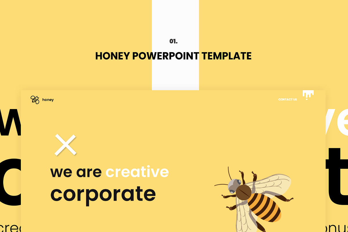 Honey - Powerpoint Template, a Presentation Template by Mikokit