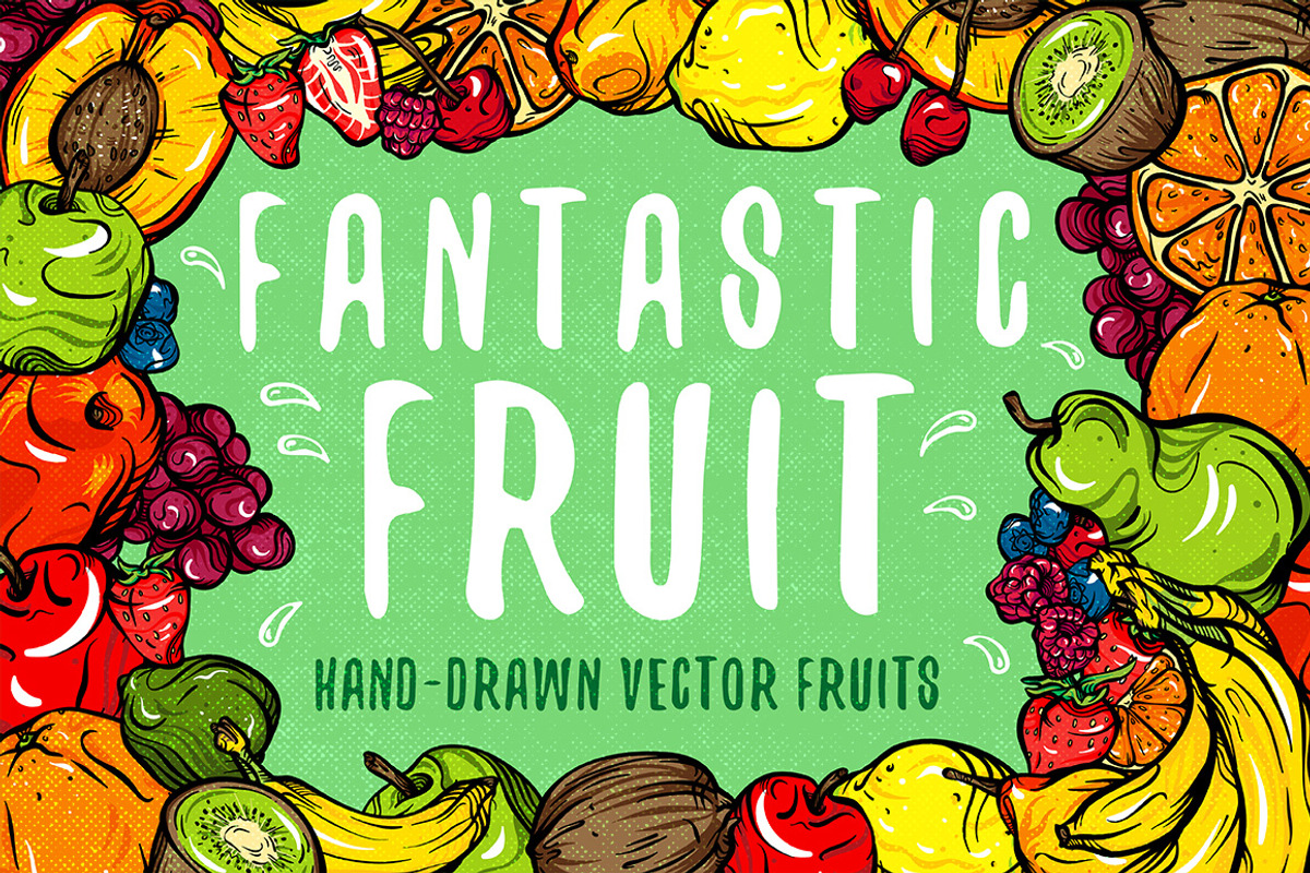 Fantastic Fruit, a Food Illustration by melissadn