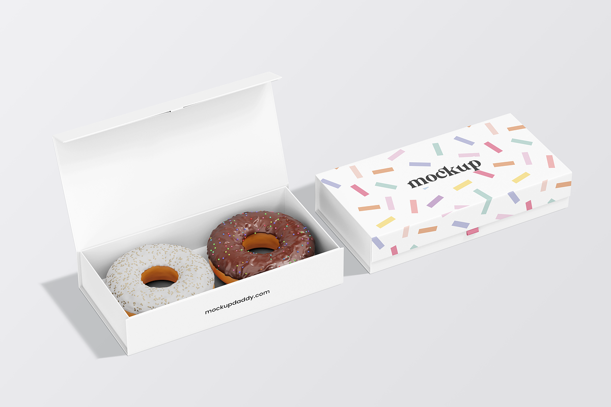 Donut Branding & Packaging Mockup, a Packaging Mockup by Mockupdaddy ...