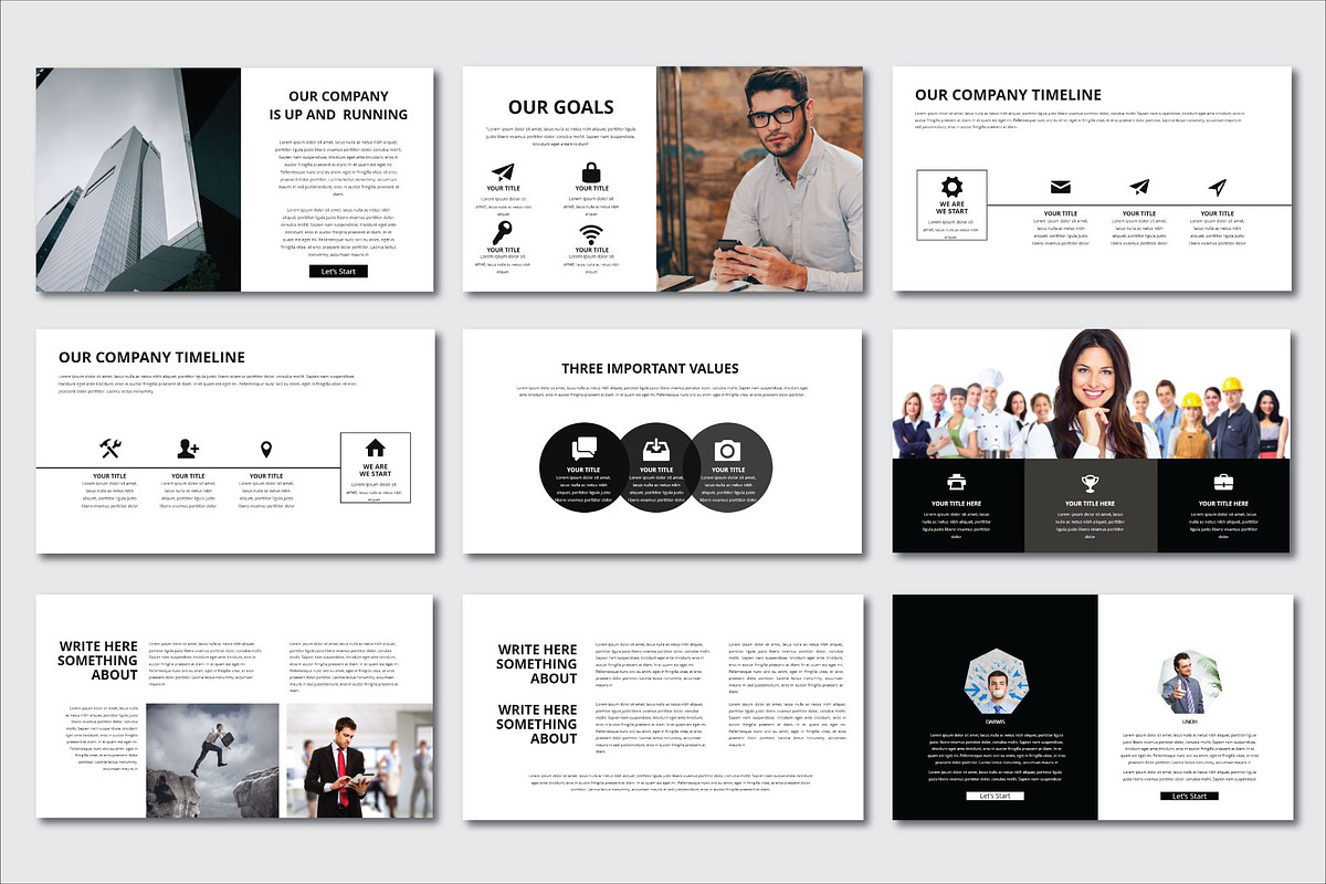 Showtime PowerPoint Template, a Presentation Template by Yo Slide