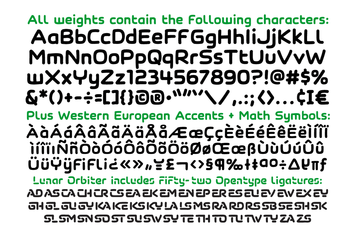 Lunar Modular hand drawn sci-fi font, a Sans Serif Font by Comicraft Fonts