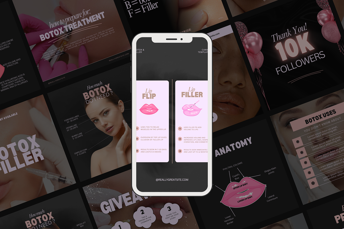 Botox & Filler Instagram Template
