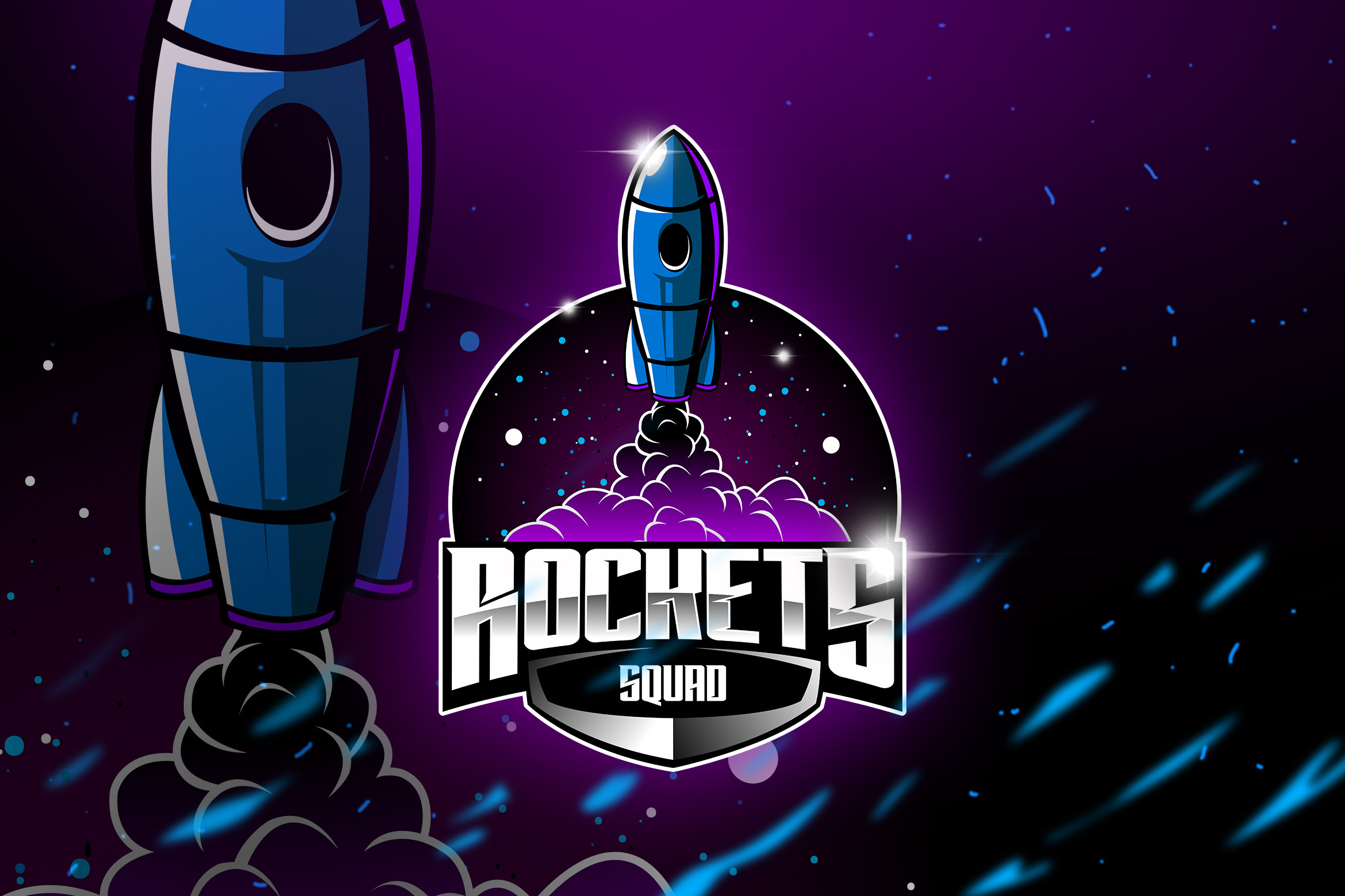 Rocket Squad - Mascot & Esport Logo, a Branding & Logo Template by AQR ...