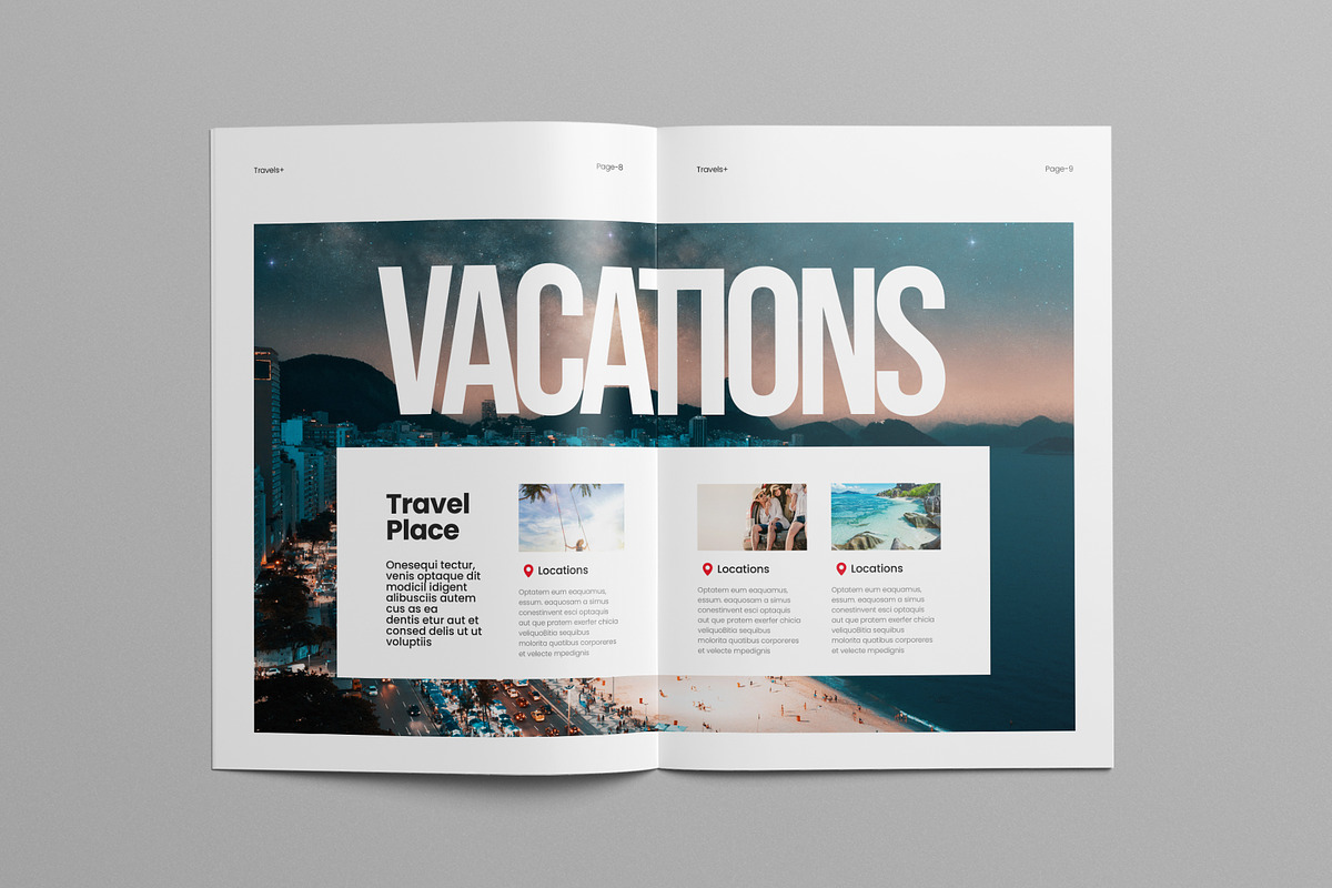 Travel Magazine Template | Canva, a Magazine Template by Pixelpick