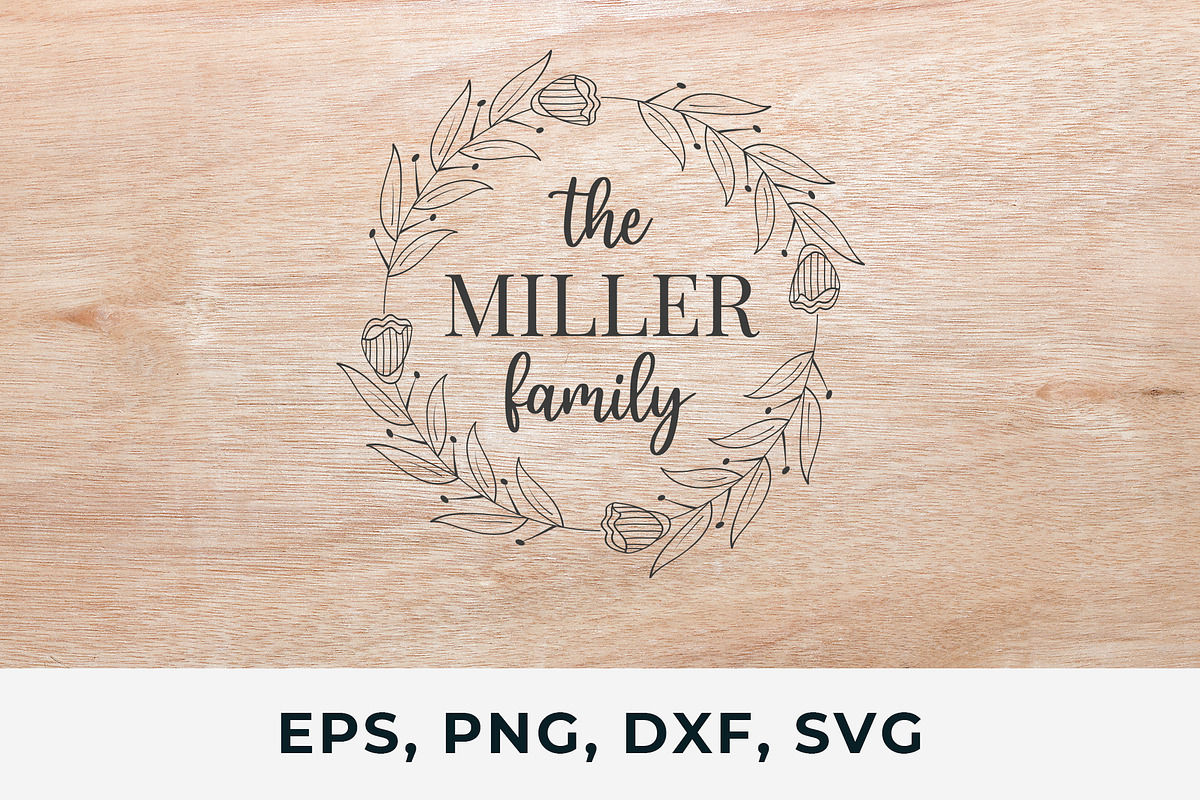 Family Monogram SVG Bundle, an Illustration by thedesignsource ...