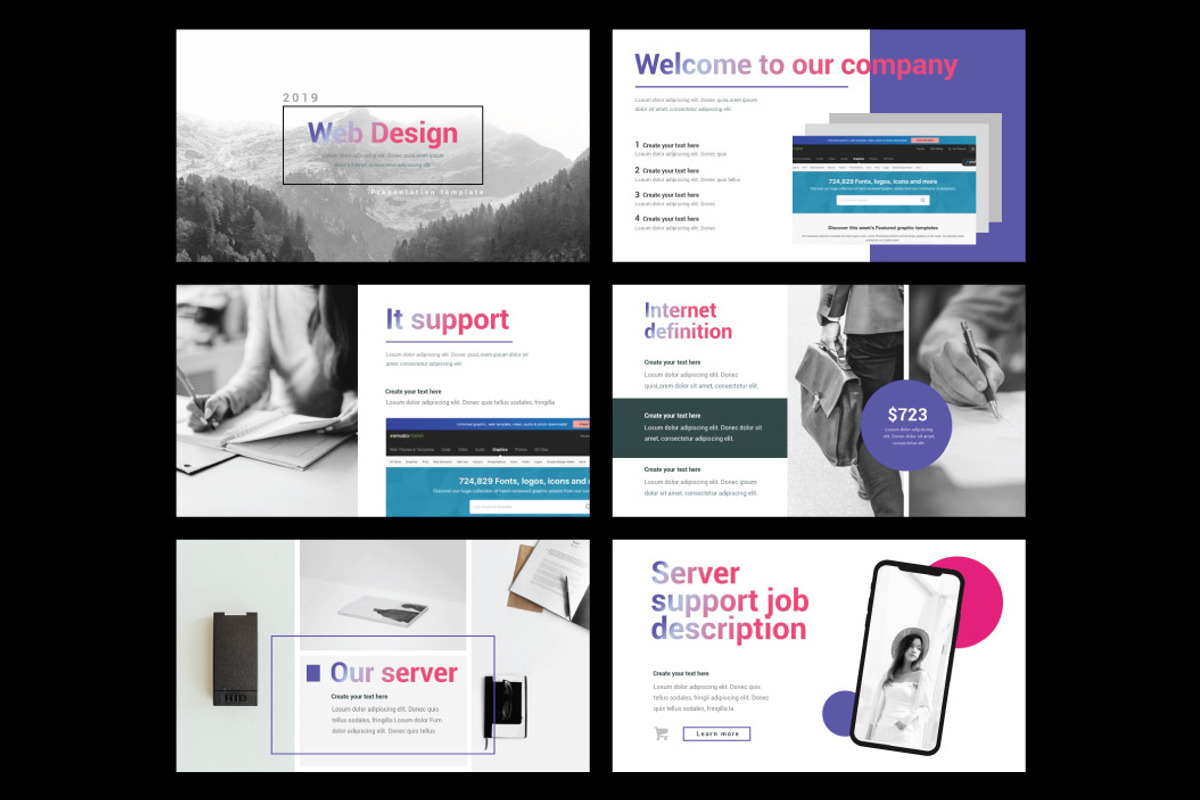 WEB DESIGN - Google Slide Template, a Presentation Template by Shafura