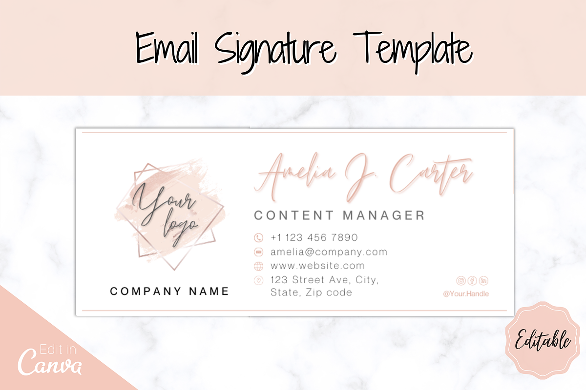 Email Signature Template BUNDLE
