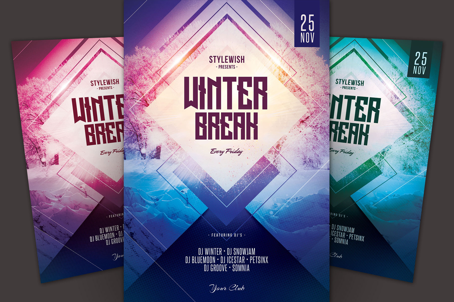 Winter Break Flyer, a Flyer Template by styleWish