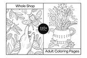 Adult Coloring Book | Whole Shop