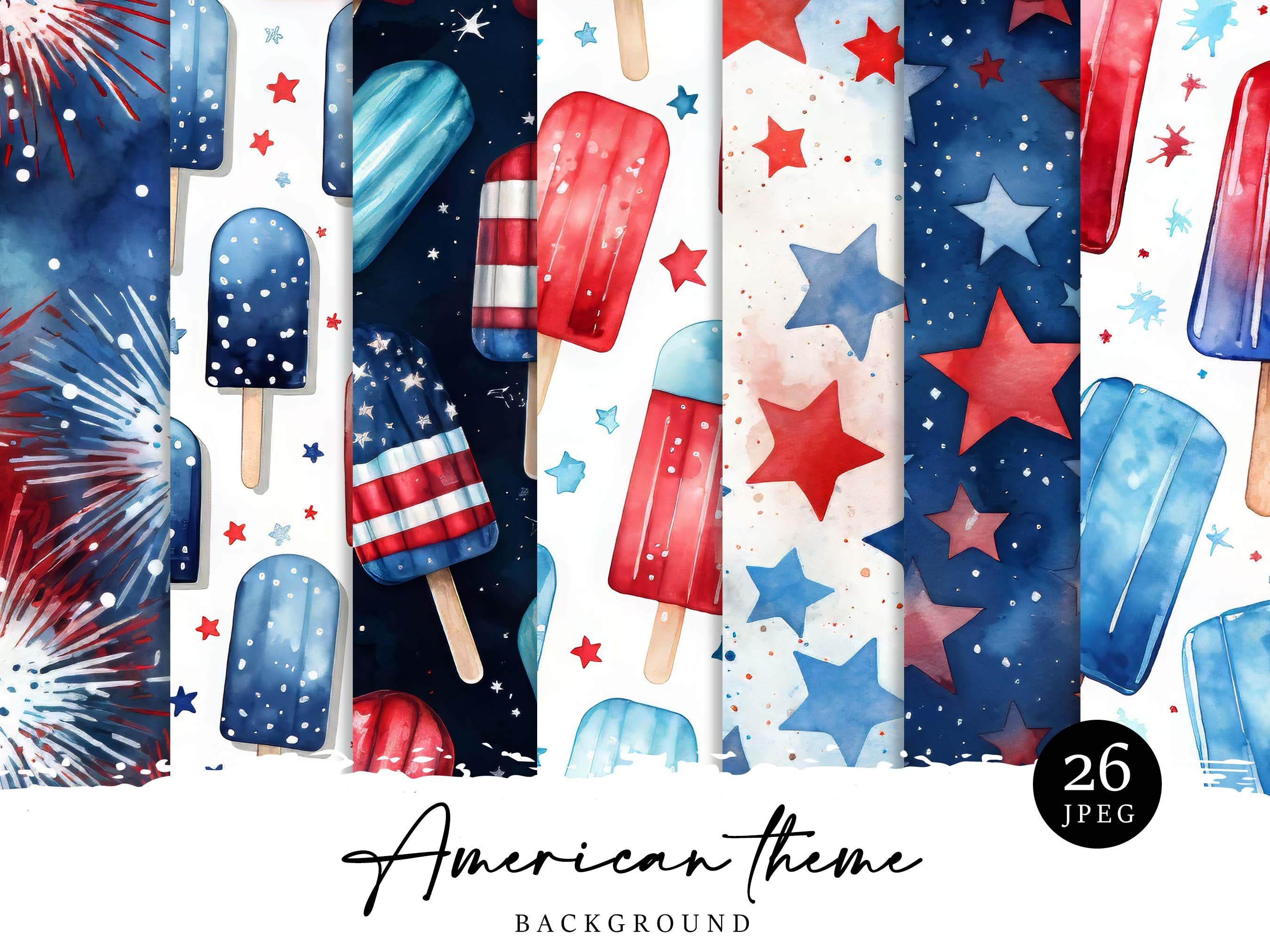 American Theme Background, a Background Graphic by Design Scotch