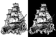 Nautical Flash Package, an Illustration by Straw Castle