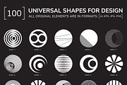 100 geometric shapes. Part 2, an Object Graphic by Vanzyst