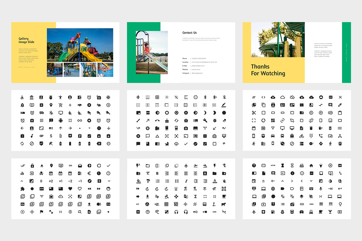 Jorua : Child Playground Powerpoint, a Presentation Template by Punkl Camp