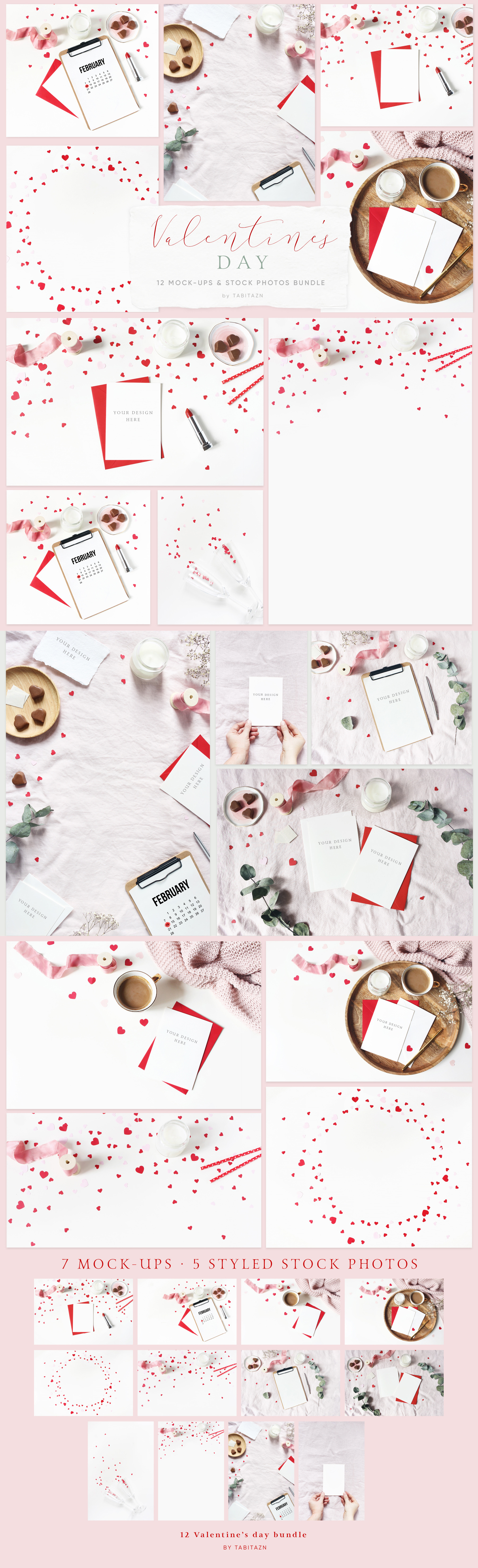 Valentine's day mockups & photos, a Cups & Container Mockup by Tabita's ...