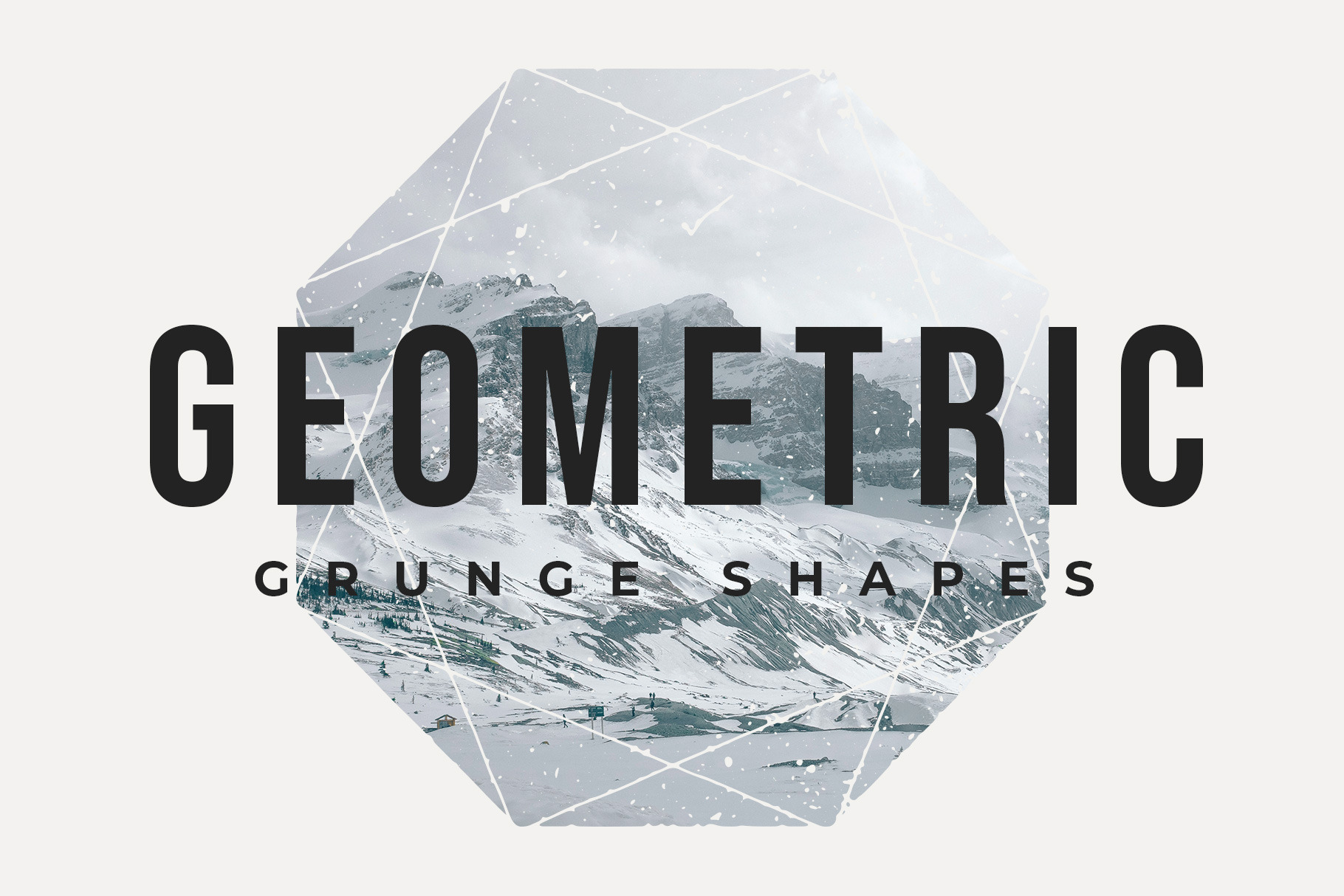 Geometric Grunge Shapes, a Texture Graphic by Medialoot