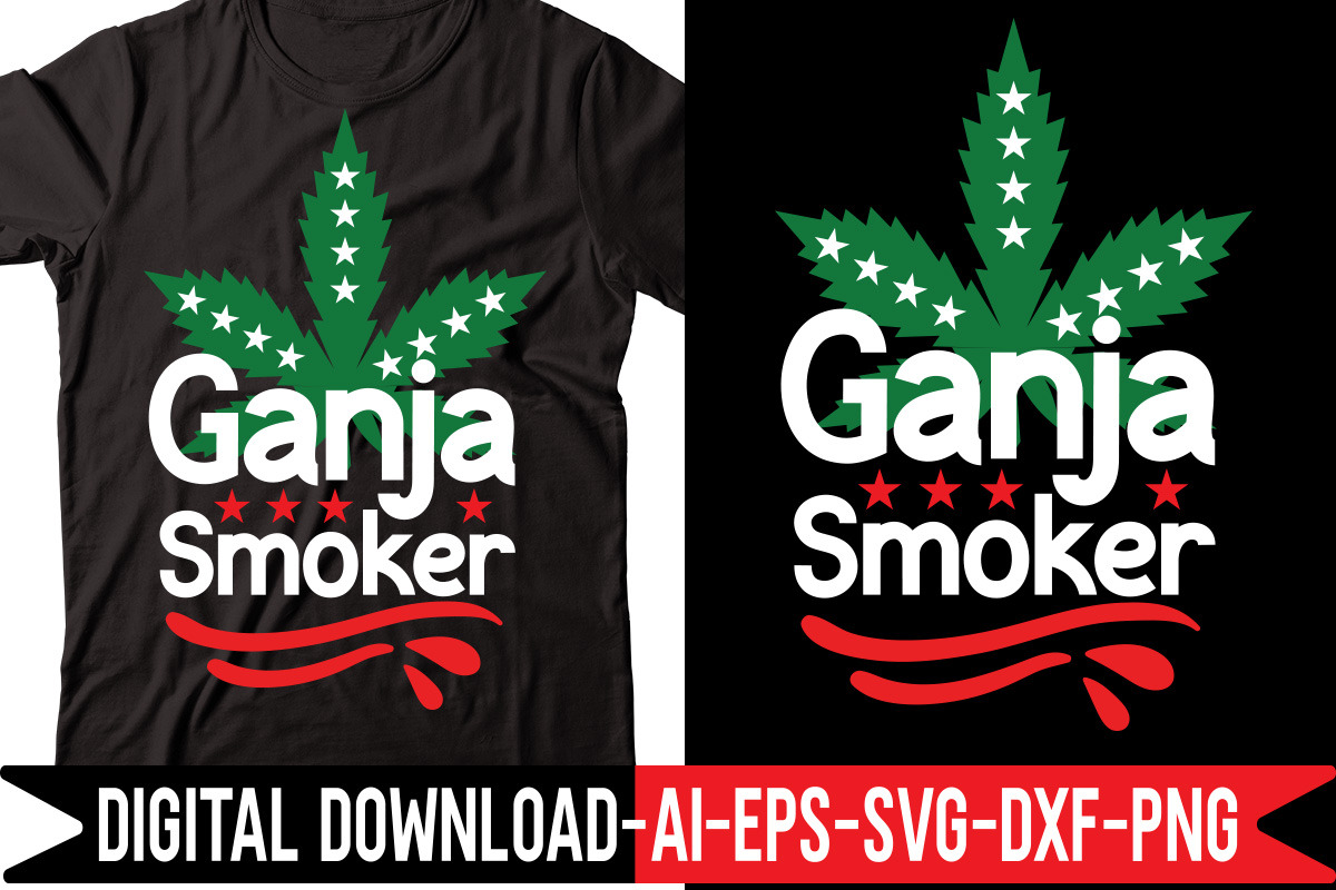Ganja Smoker svg cut vfile, an Object Graphic by GatewayDesign ...