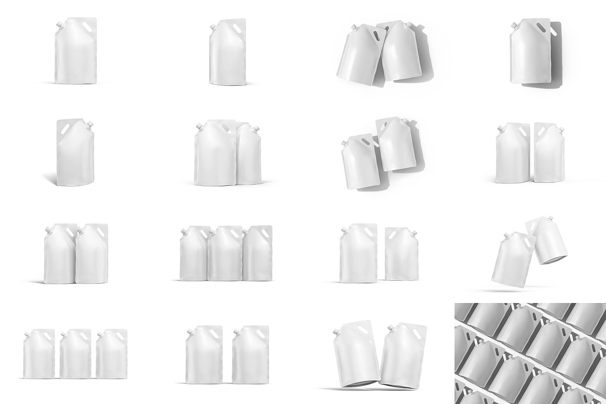 Refill Pouch Bag Mockup