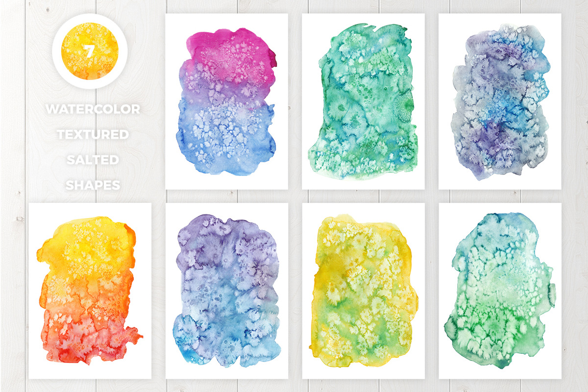Watercolor Salted Textures, a Texture Graphic by EYWA