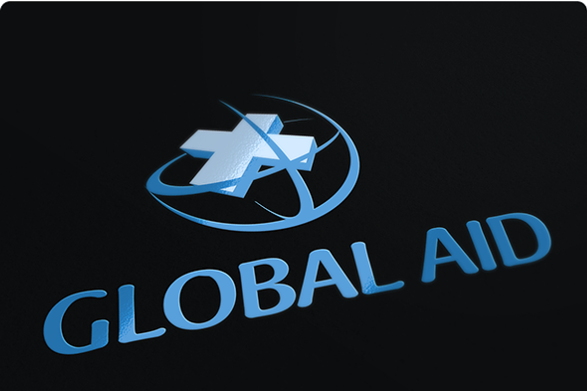 Global Aid Logo Design, a Branding & Logo Template by free2fonts