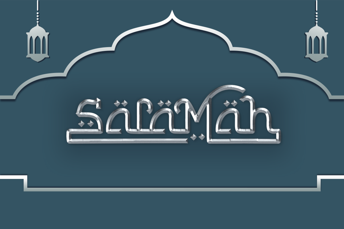 Salamah Arabic Style Typeface, a Symbol Font by zerologicstudio