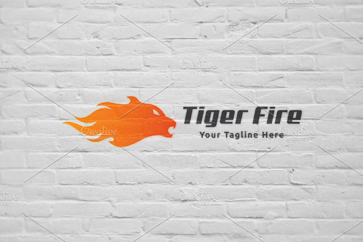 Fire Tiger Logo, a Branding & Logo Template by Martin-Jamez