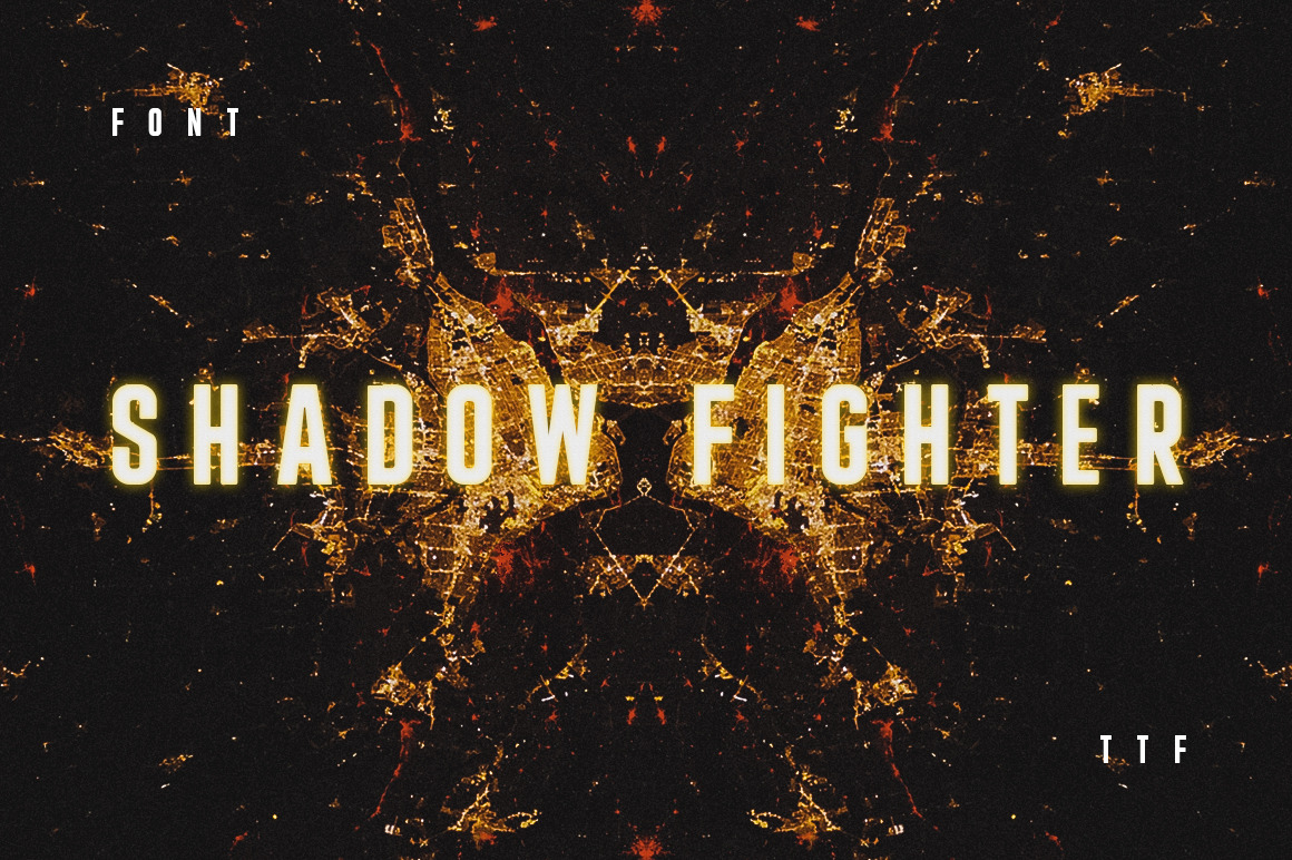 SHADOW FIGHTER TTF, a Serif Font by kervin.markle