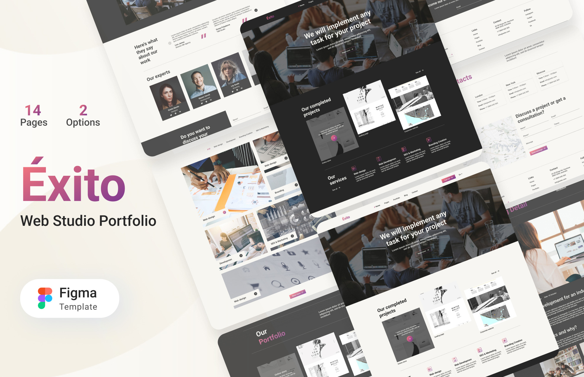 Website Figma Template for WebAgency, a Websites & App Template by ...